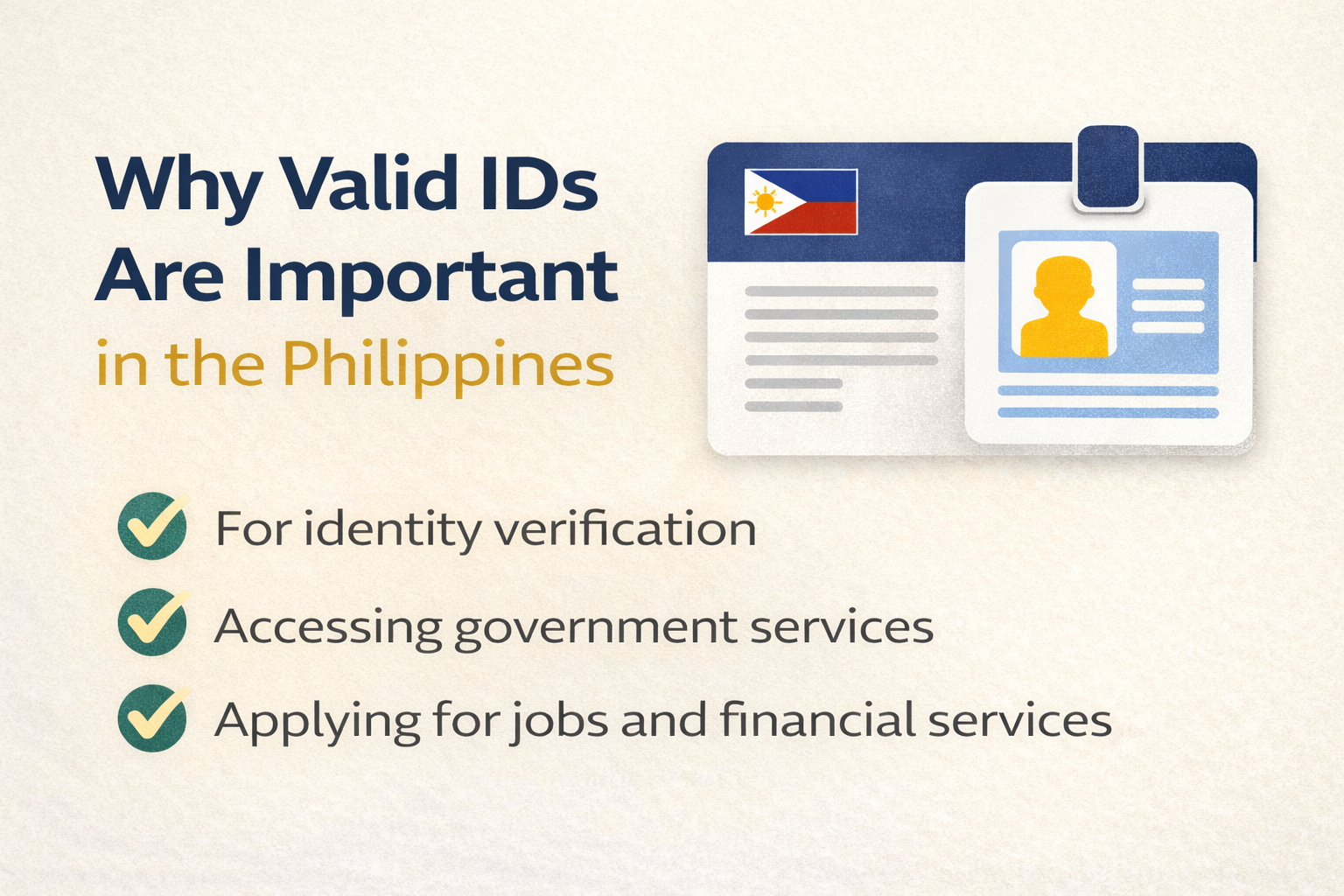 Complete Valid ID Requirements Philippines 2026 (Updated Official List ...